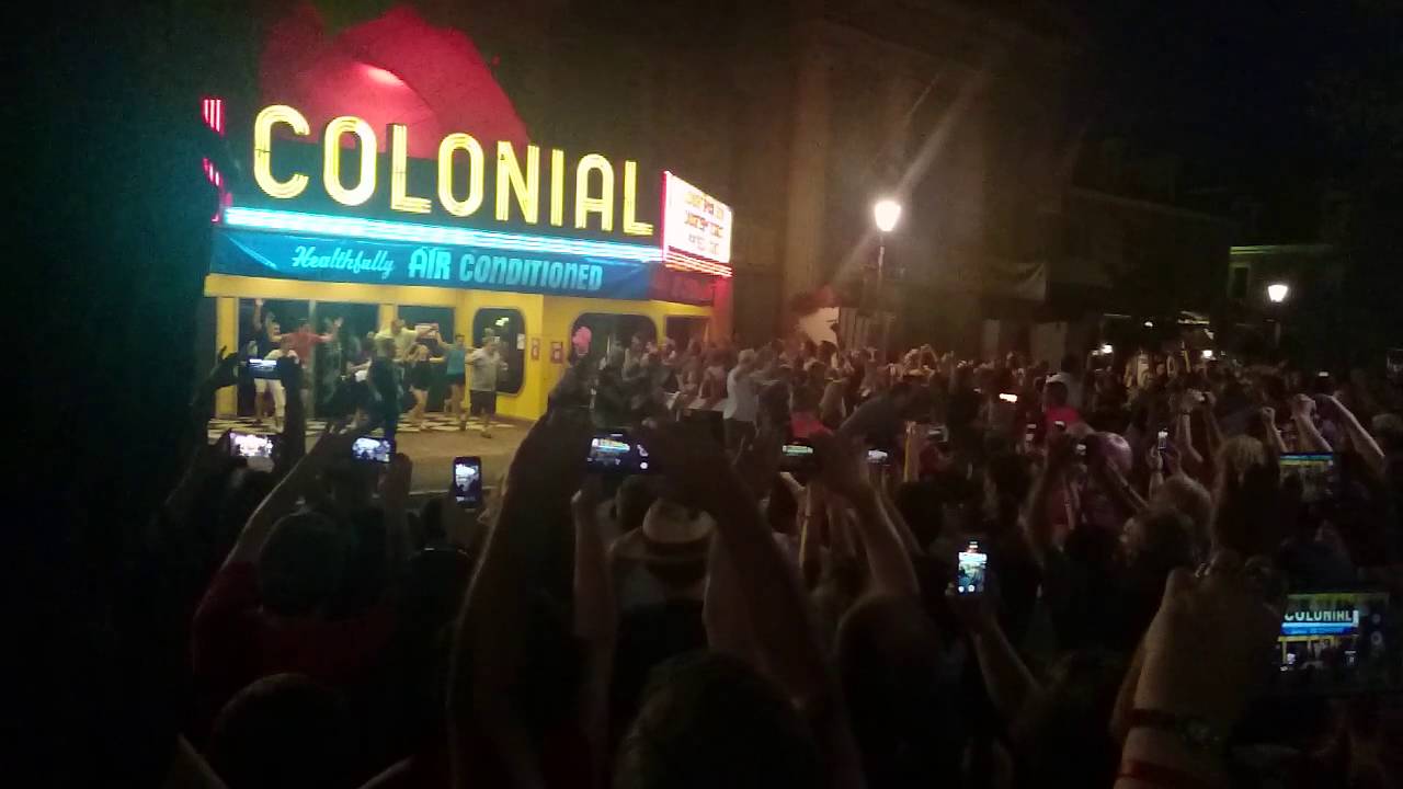 The Blob run at The Colonial Theater Slow-Mo - YouTube