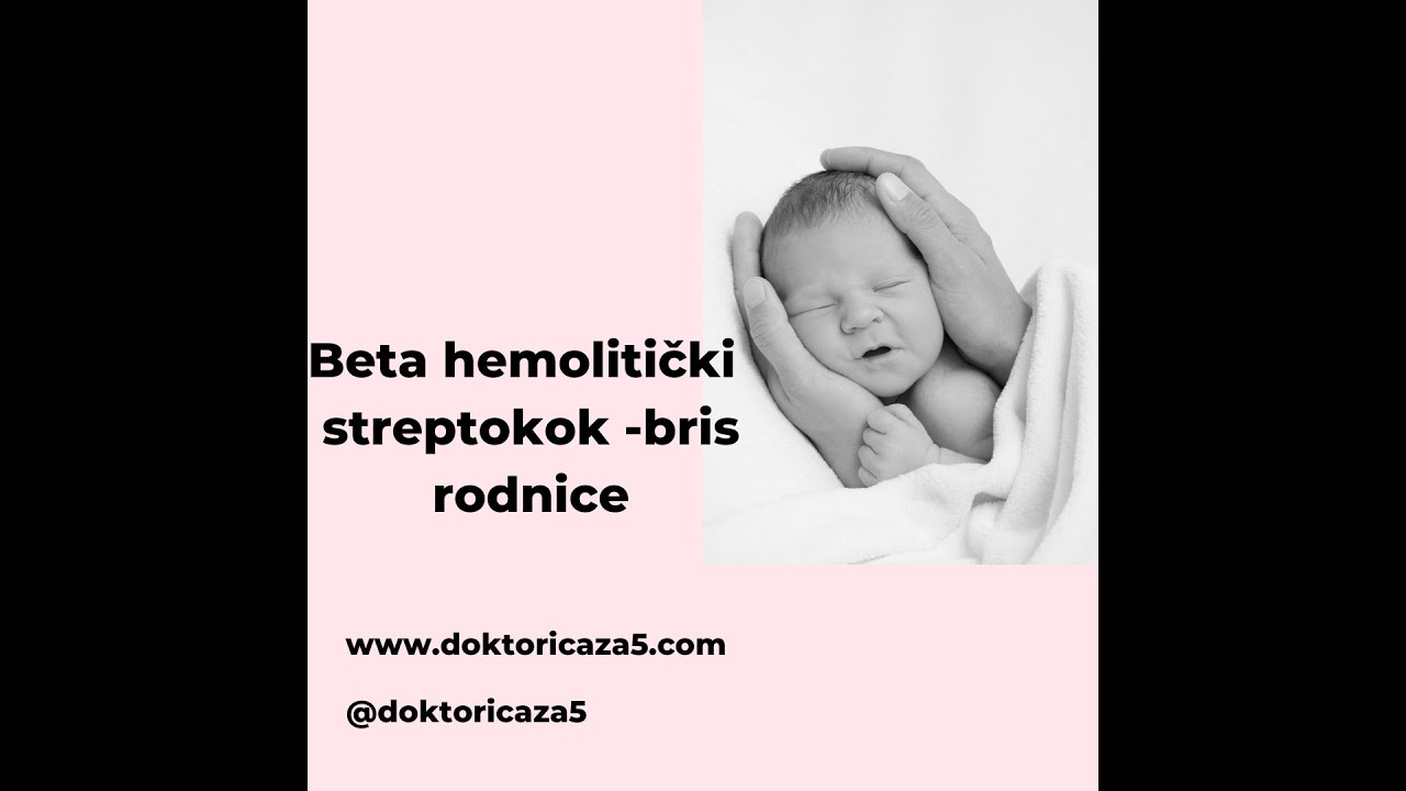 Beta hemolitički streptokok-bris rodnice - YouTube