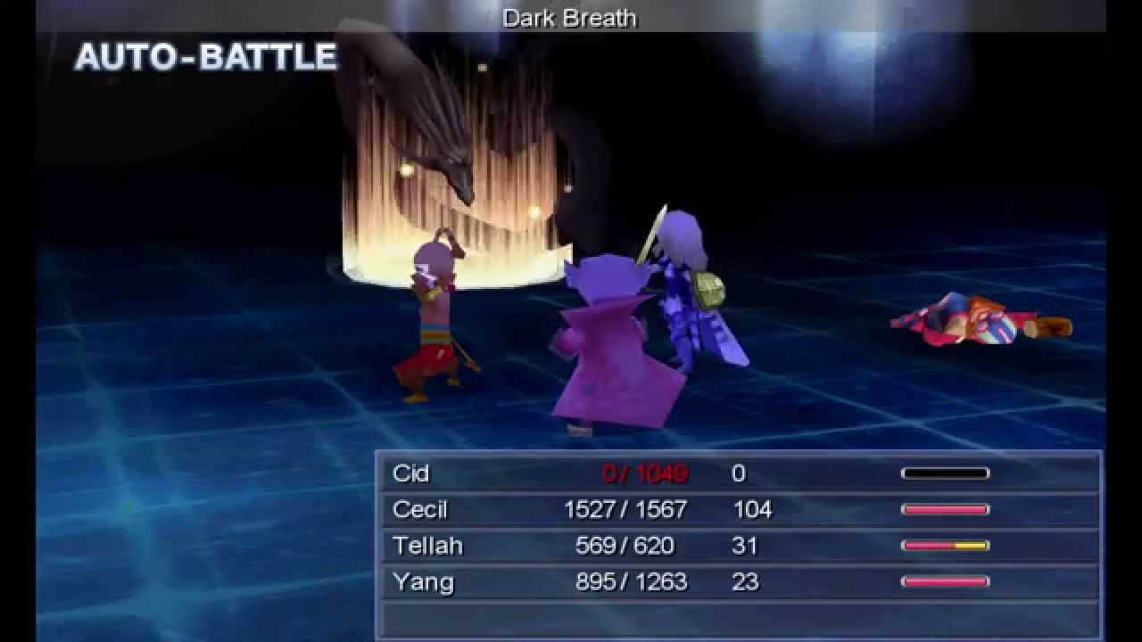 Final Fantasy 4 PC (Active Hard Mode) - Part 15: The Dark Elf - YouTube