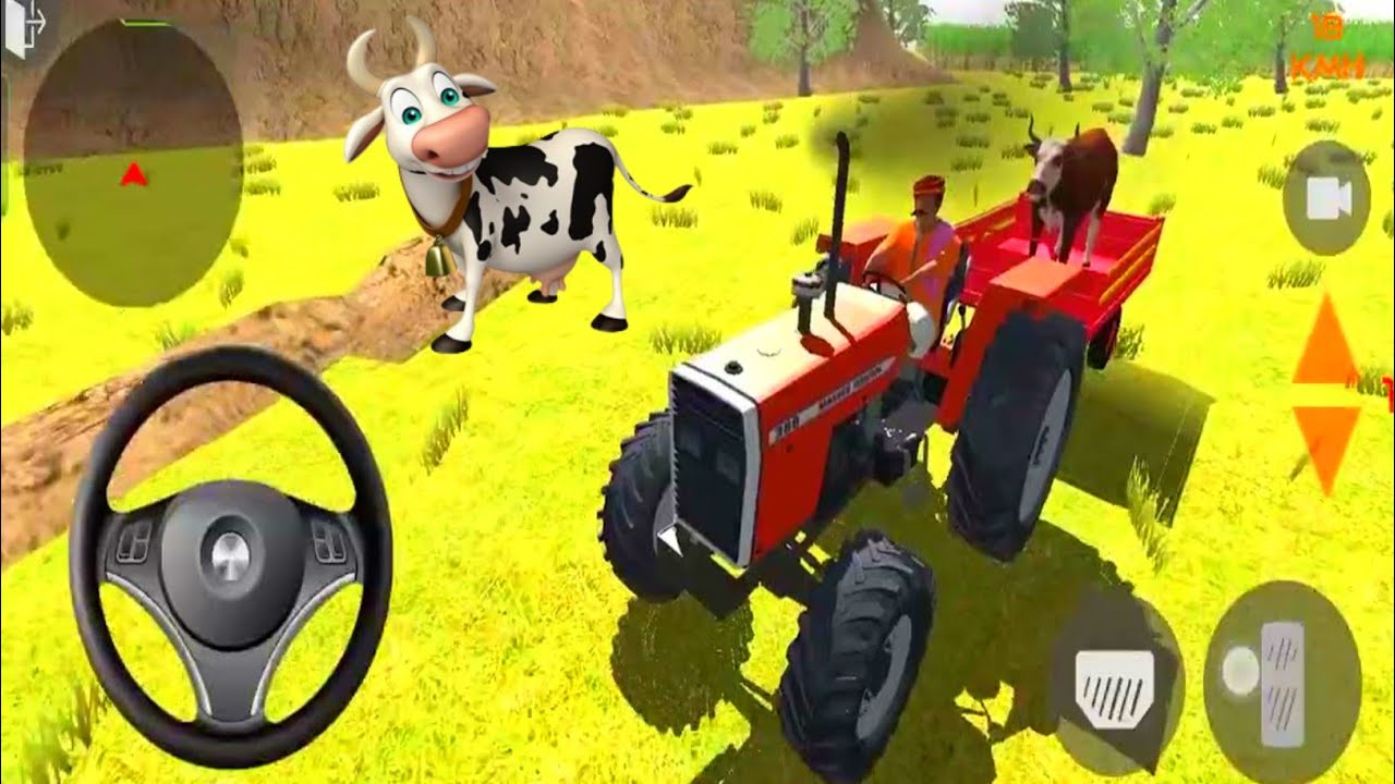 Indian Tractor cow Driving 3D New Game 2022 Driving Simulator ...