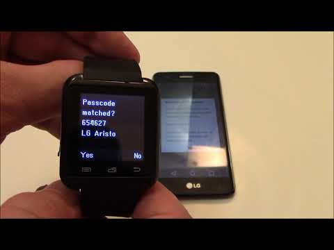 How To Pair A U8 Smartwatch To A Cell Phone Quick And Easy!