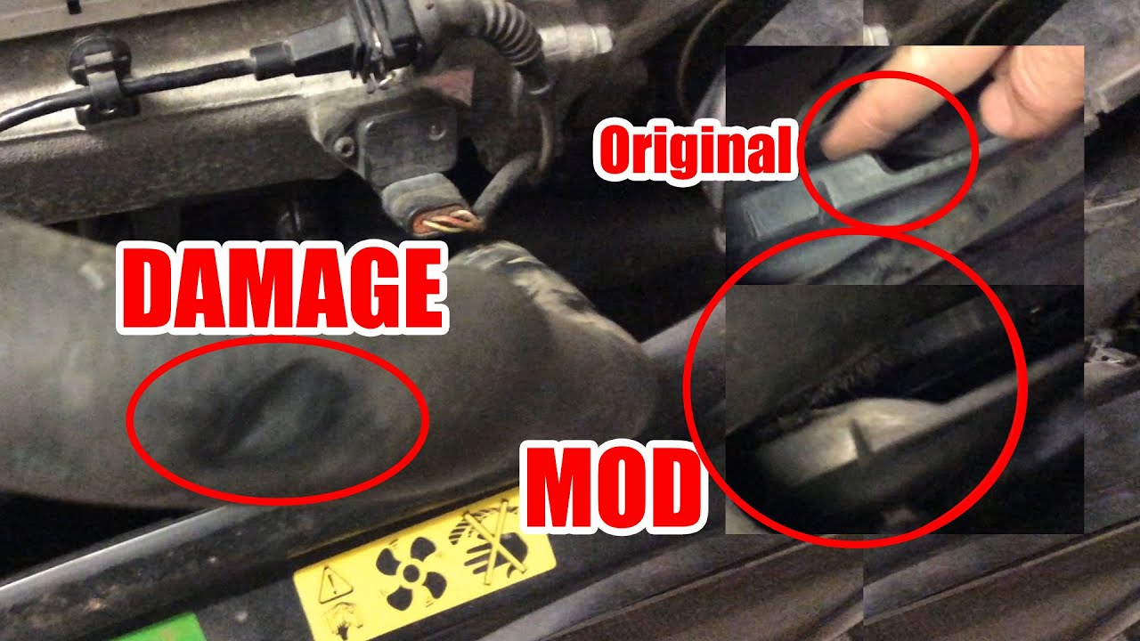 Mini Cooper S R53 radiator fan assembly mod. Hose saving hack. Leak ...