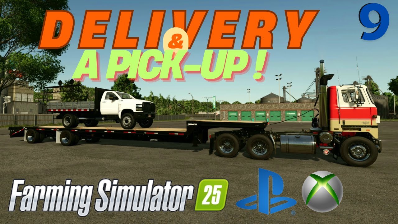 Farming "Trucking" Simulator 25 😎😅 | Ep 9 | Roleplay | PS5 | FS25 - YouTube
