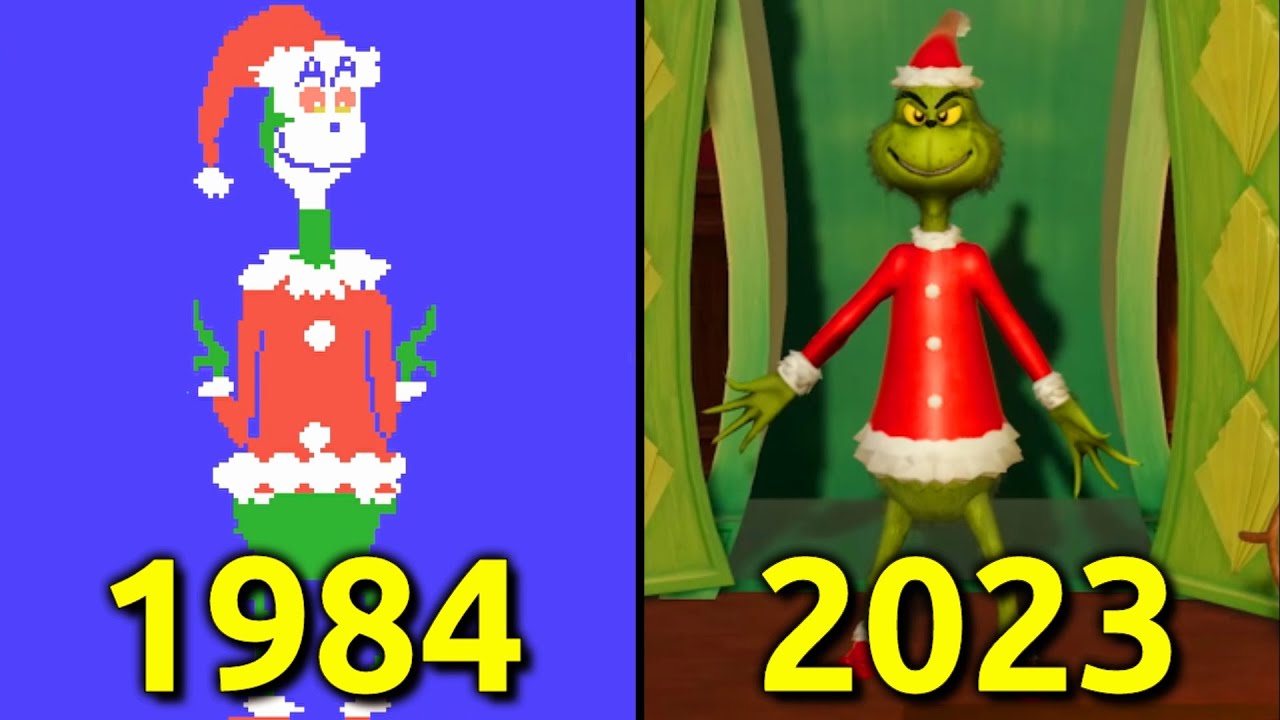 Evolution of The Grinch Games 1984-2023 - YouTube