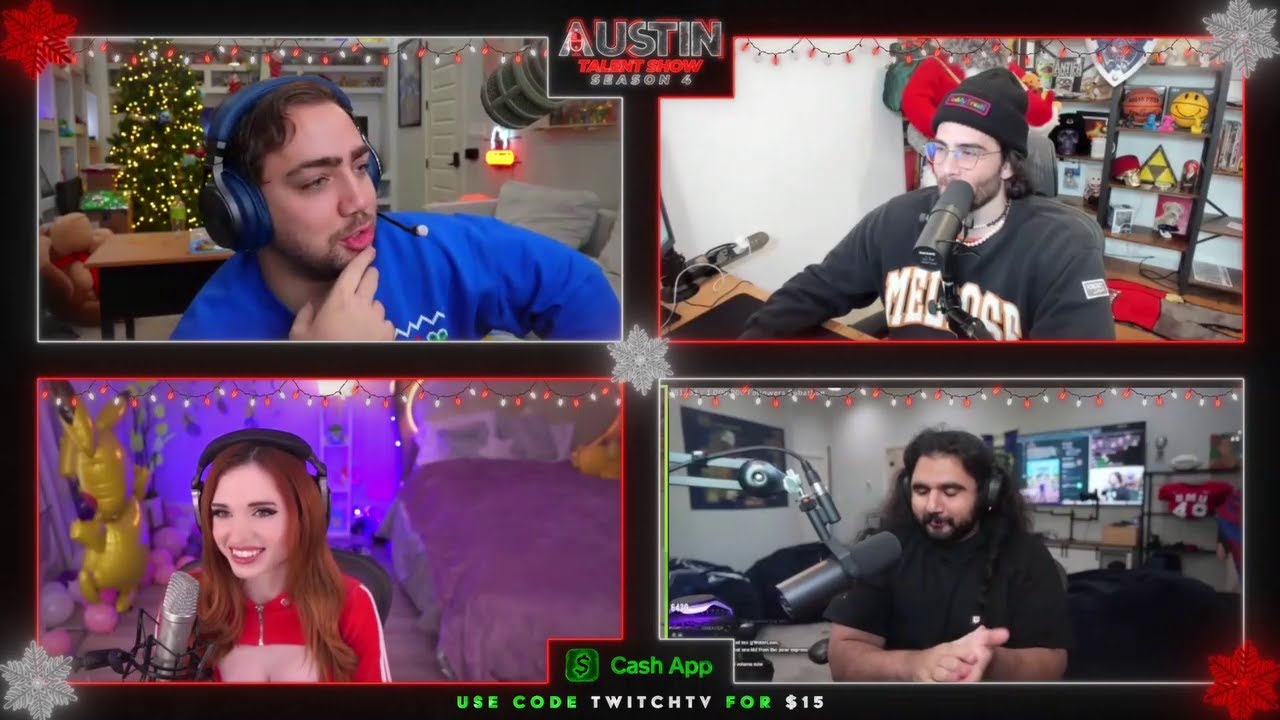 HasanAbi December 2, 2021 – AUSTIN TALENT SHOW with Hasan, Mizkif ...