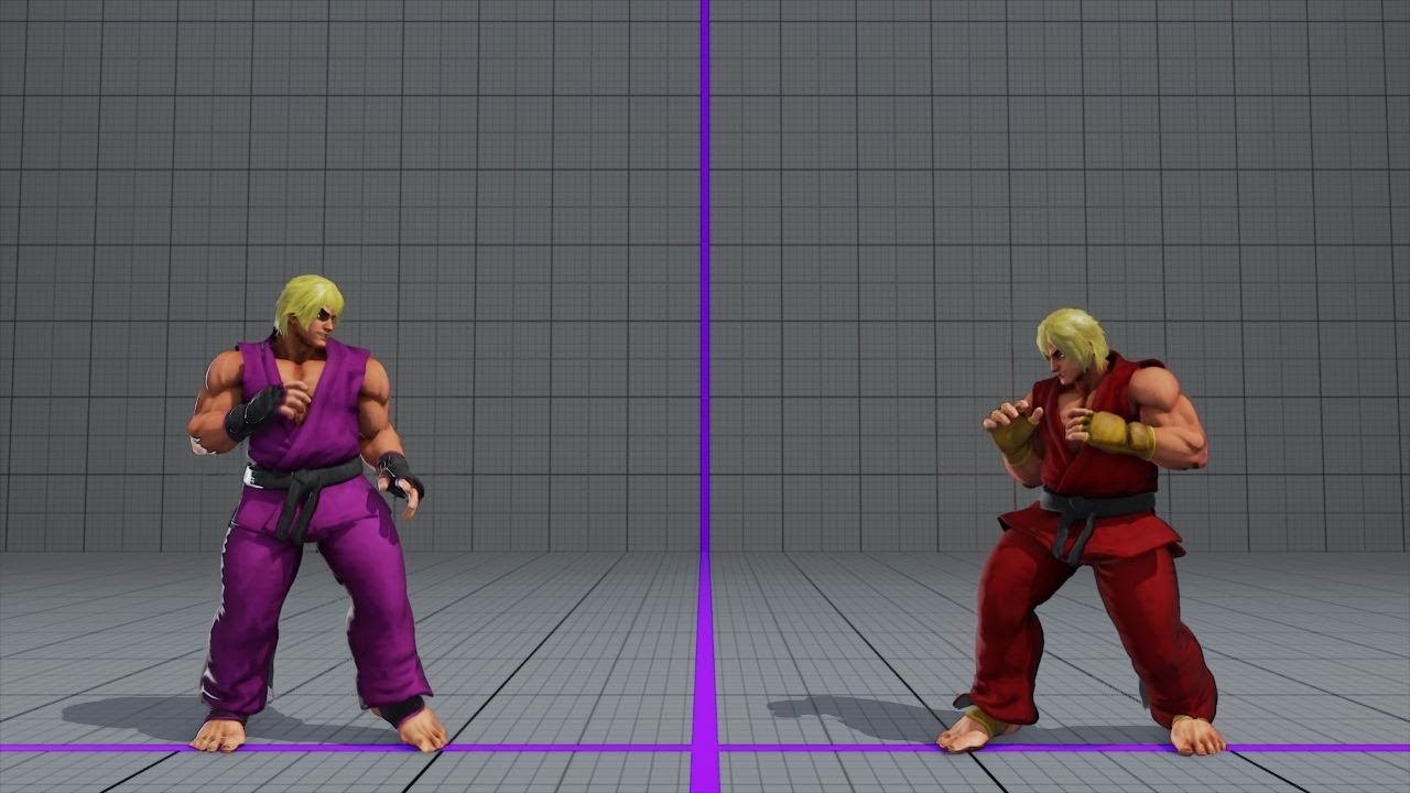 STREET FIGHTER V - MODS - KEN *RETRO KEN* (PC ONLY) - YouTube