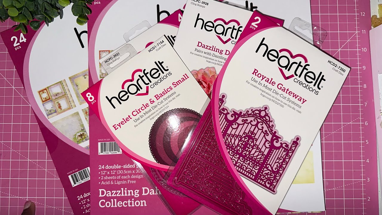 Craft haul from Heartfelt Creations - YouTube