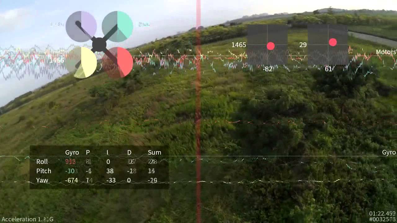 CC3D | sbus | cleanflight_blackbox | flight accident - YouTube