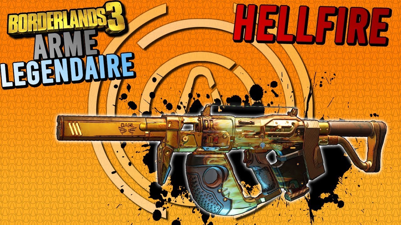Borderlands 3 : Arme Légendaire Hellfire (Pistolet à Eau en Feu) ! - YouTube