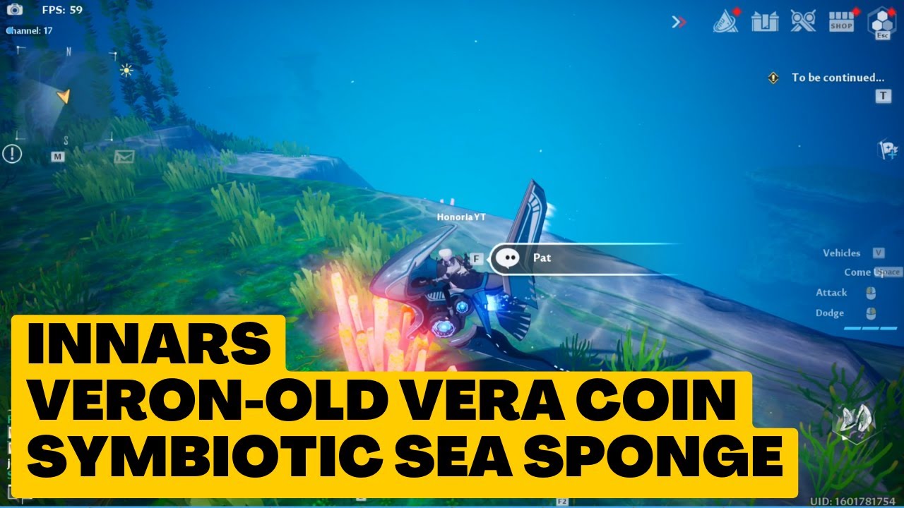 All Veron / Symbiotic Sea Sponge Location | Innars [TOF] - YouTube