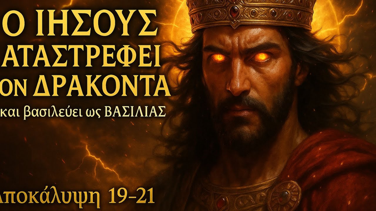 Ο Ιησούς ΚΑΤΑΣΤΡΕΦΕΙ τον Δράκοντα και βασιλεύει ως ΒΑΣΙΛΙΑΣ (Αποκάλυψη ...