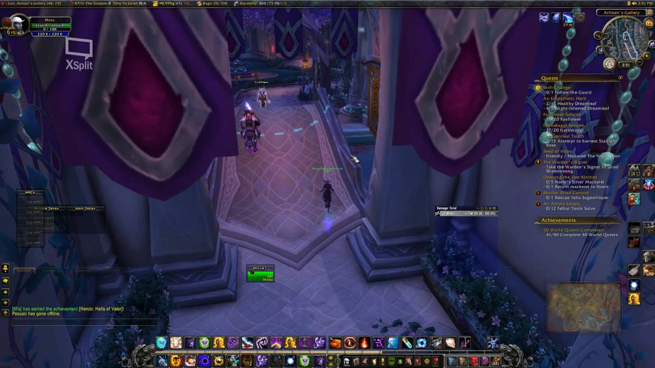 Shift Change Quest Wow Legion - YouTube