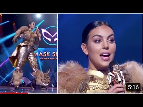 Georgina Rodriguez en el Estreno MASK SINGER en España 2020 (mira hasta ...
