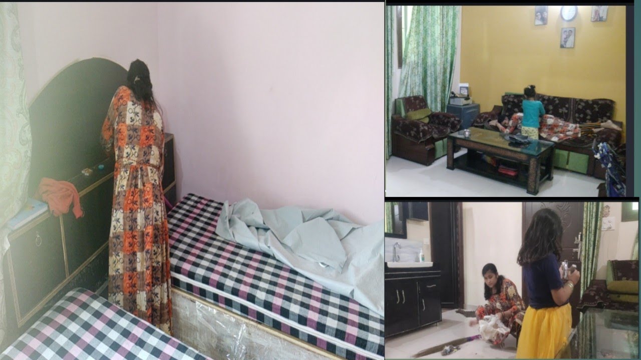 Aaj to kaam kar ke kamar tut gai meri😒😒house cleaning vlog - YouTube