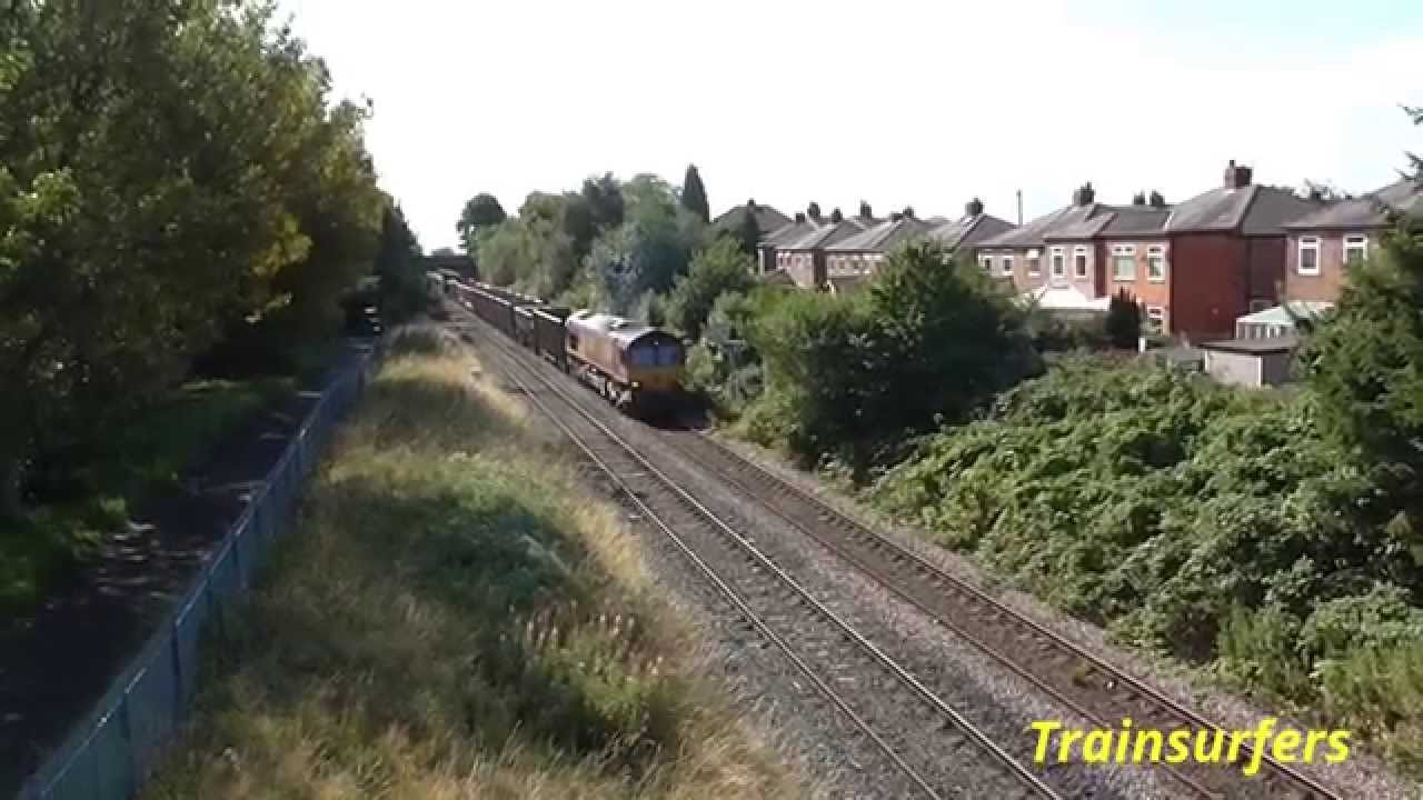 DB Class 66 No. 66051 on 6M46 Ripple Lane - Peak Forest on 07.09.15 ...