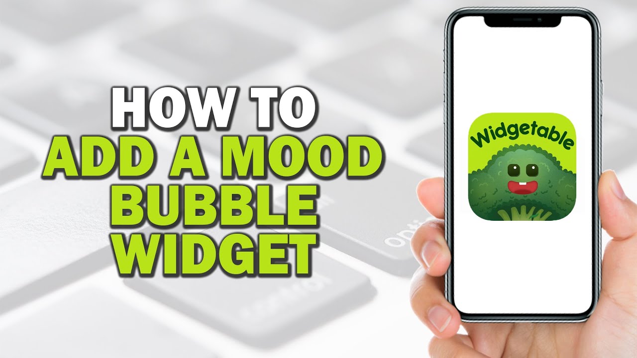 How To Add A Mood Bubble Widget In Widgetable (Quick Tutorial) - YouTube