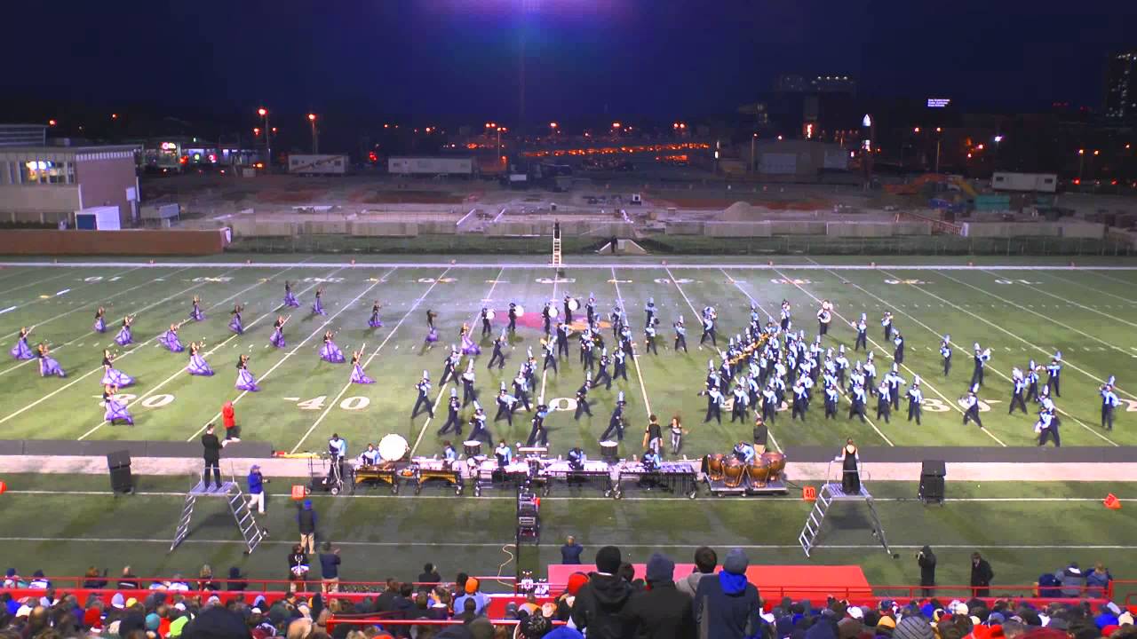 2012 ISU Band Day Downers Grove South Marching Mustangs - YouTube