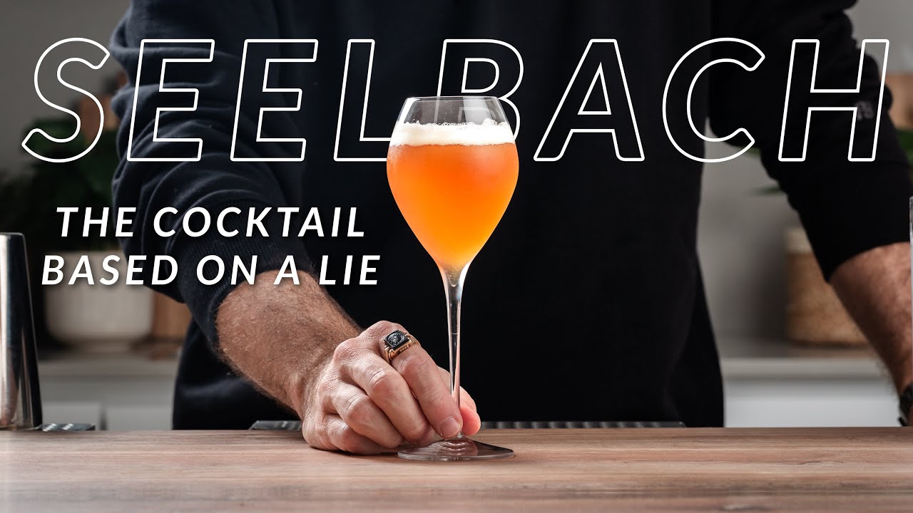 The Bourbon Cocktail based on a lie - The Seelbach cocktail - YouTube