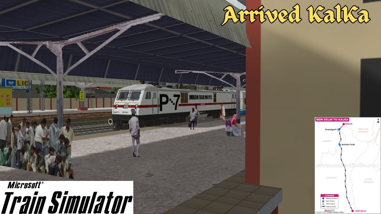 Arrived Kalka Smoothly || 12011 NDLS Kalka Shatabdi Exp || MSTS ...