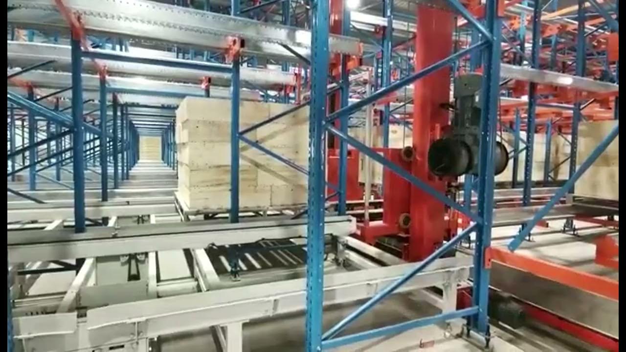 ASRS Crane Racking Smart Storage System For Warehouse Operating All Year Round - YouTube