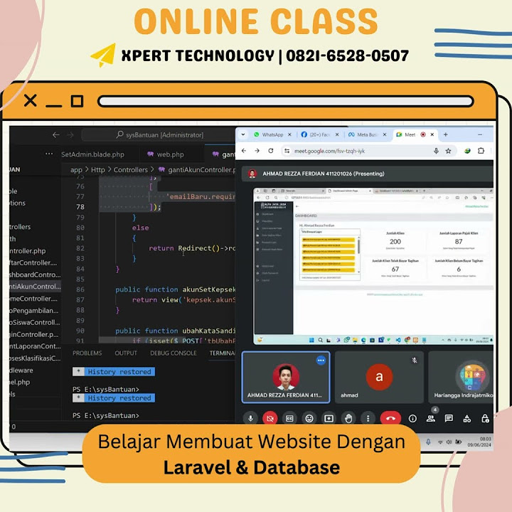 Les Kursus Private Belajar Komputer Programming PHP Laravel Online Medan Murah Terbaik - YouTube