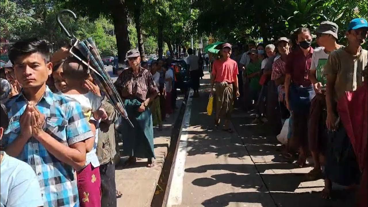 16 12 23 သရက်တောကျောင်းတိုက် သဘာဝတရားရိပ်သာ၌ နေ့စဥ် ထမင်း ဟင်း အဟာရဒါန