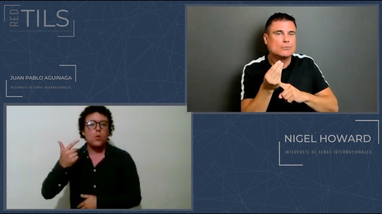 Conversatorio "Profesionalización del Intérprete Sordo" con Nigel ...