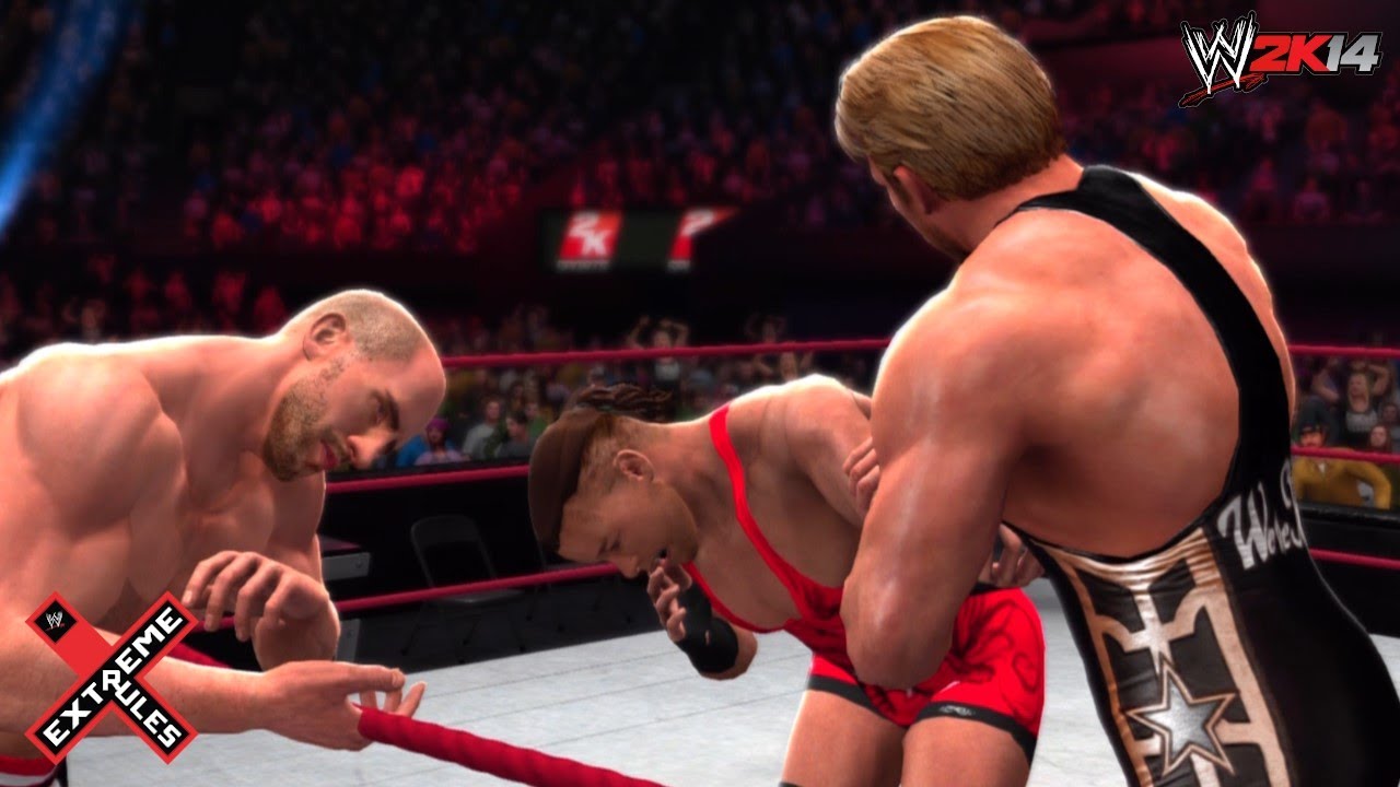 WWE Extreme Rules 2014 - Cesaro vs Rob Van Dam vs Jack Swagger (WWE ...