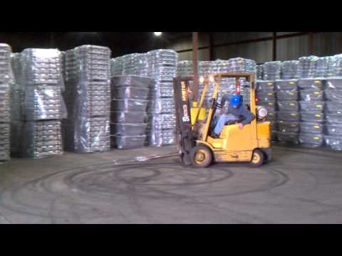 Forklift burnout