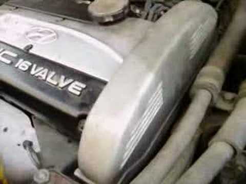 hyundai santamo G4CP motor lifters ?4G63 noise? - YouTube