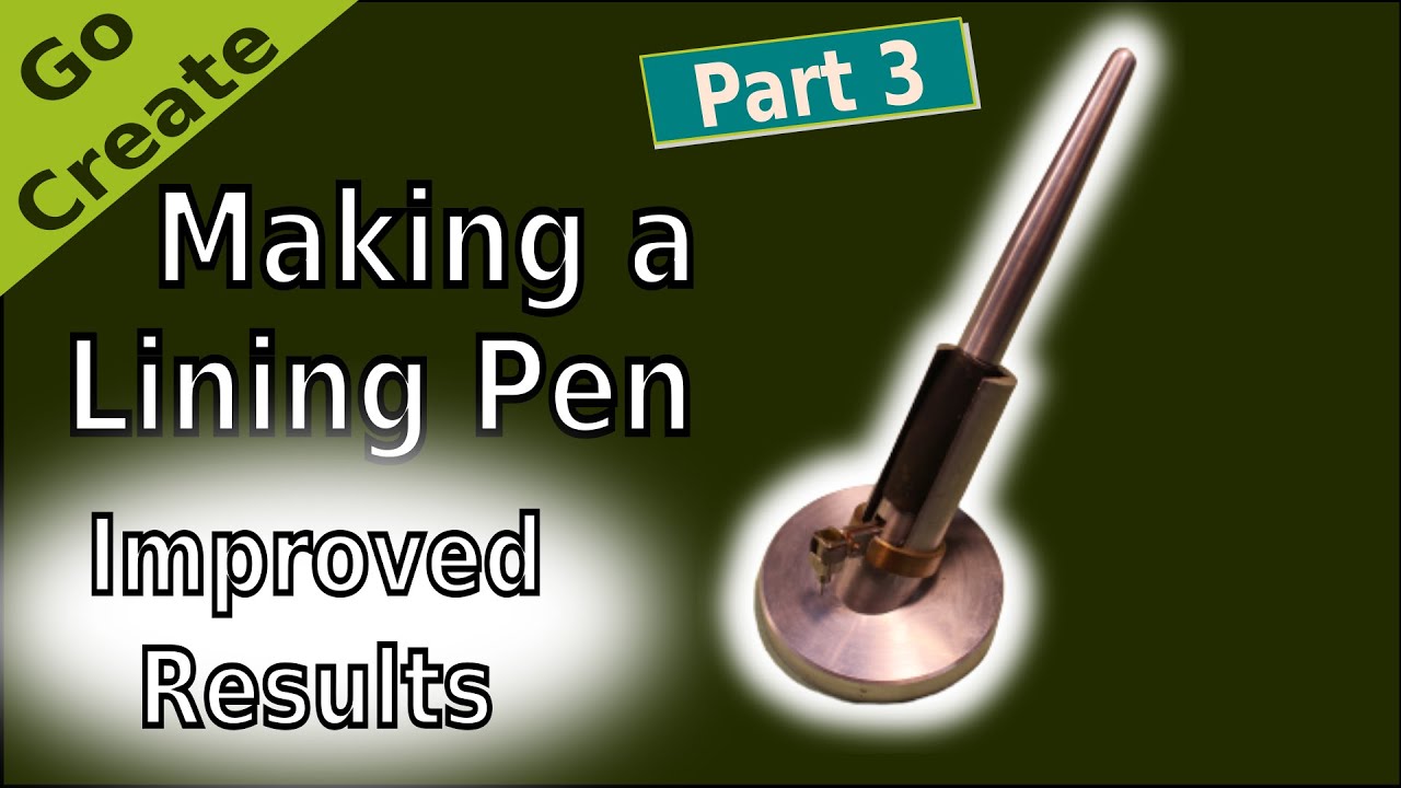 Making a Lining Pen Pt3 (for model making) - Improved Results - YouTube