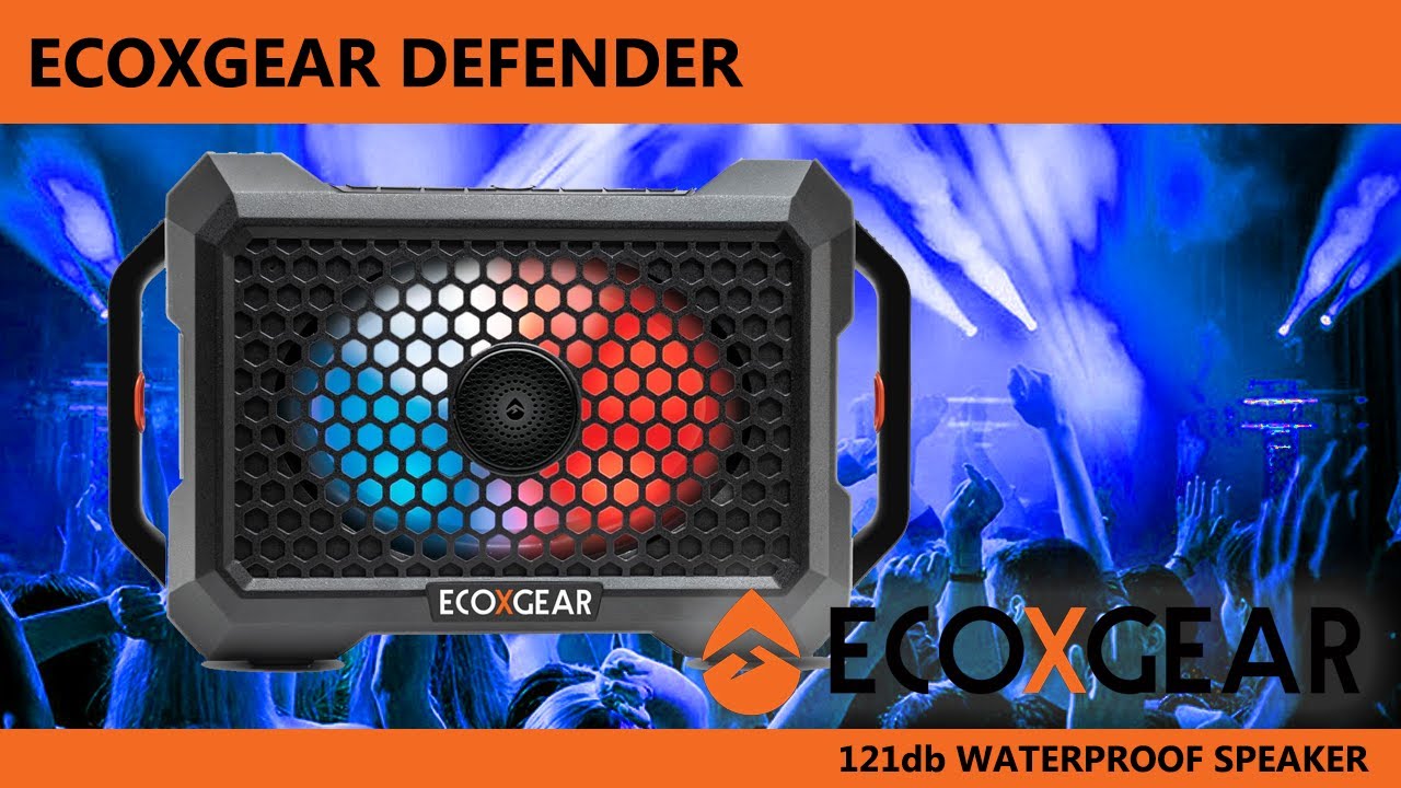 EcoXgear NEW DEFENDER waterproof boom box unboxing - YouTube