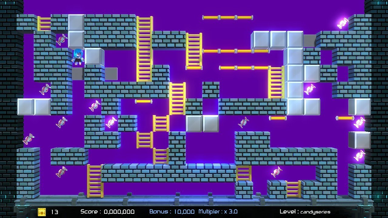 Lode Runner Legacy World Level(steam):candyseries - YouTube