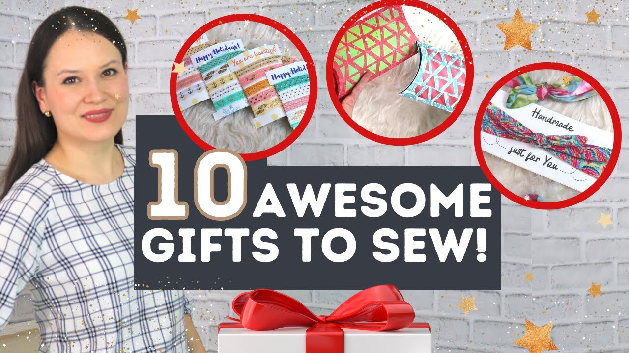 10 EASY STOCKING STUFFERS to sew that people will LOVE and USE! + extra ...