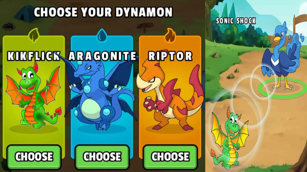 Dynamons world change into dragon city | Two side pokemon. - YouTube