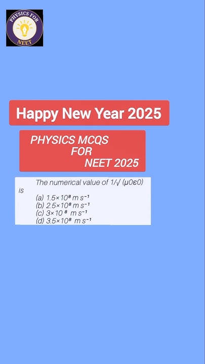 Physics MCQs for NEET 2025 by J Akhter Sir#neetphysics#youtubeshorts - YouTube