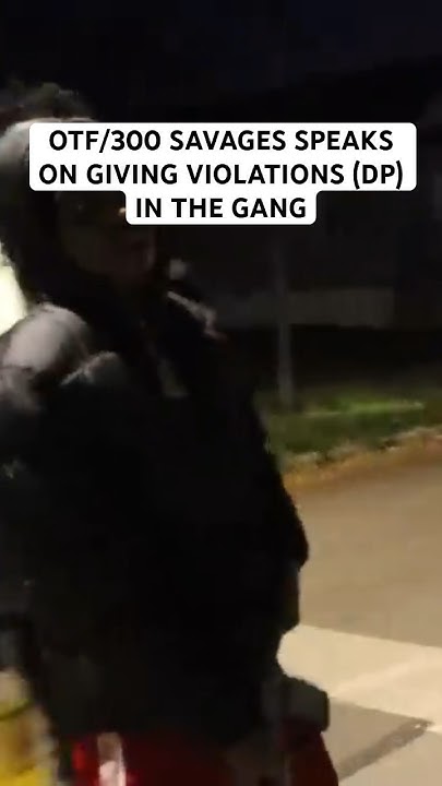 OTF/300 Chicago SAVAGES SPEAKS ON GIVING VIOLATIONS (DP) in the gang hood - YouTube