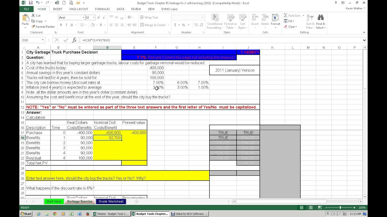 Chapter 5 Spreadsheet #2 - YouTube