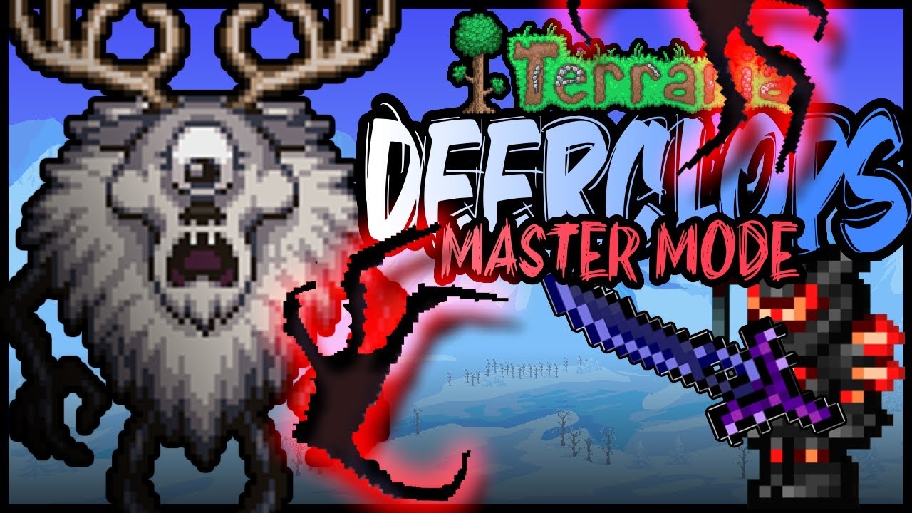 HOW TO DEFEAT THE DEERCLOPS MASTER MODE - YouTube