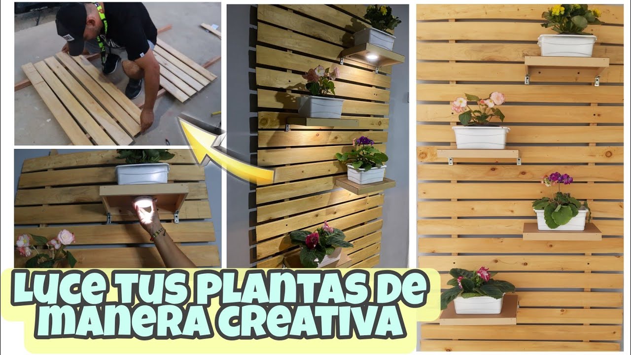 IDEA INGENIOSA PARA PARED/MURAL VERTICAL CON PLANTAS - YouTube