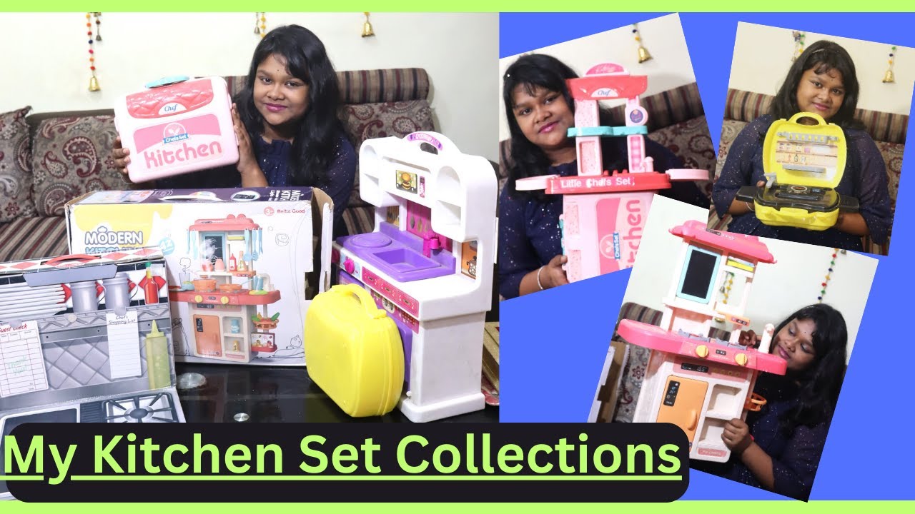 My Kitchen Set Collections #natkhatisuhani #pretendplay #kitchenset # ...
