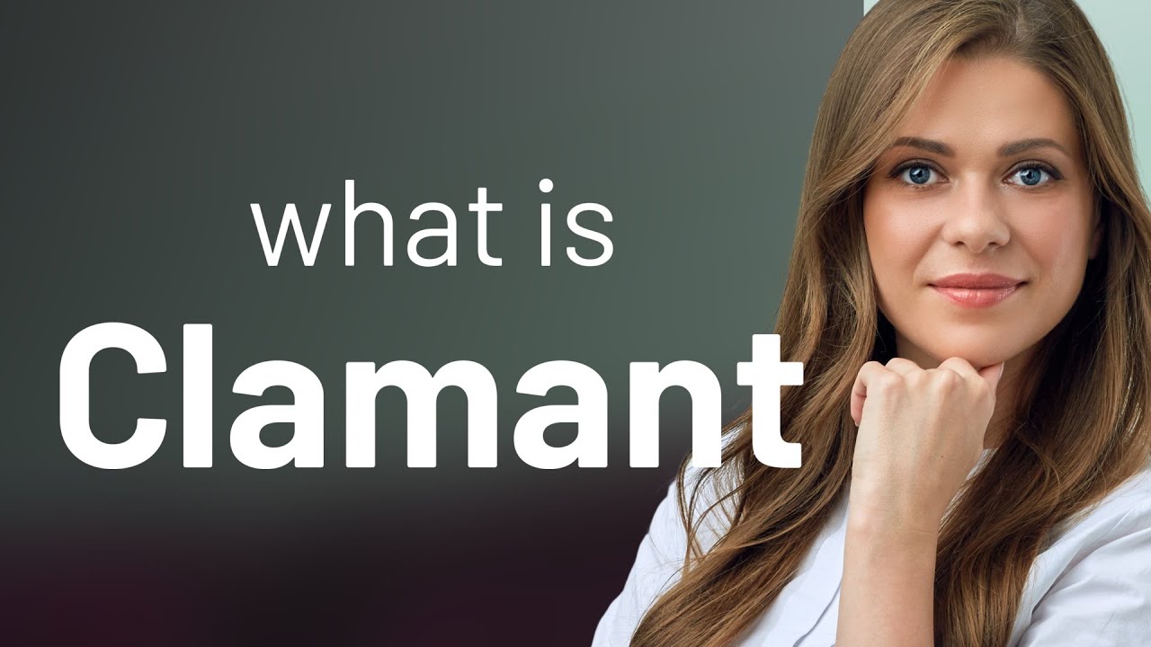 Clamant | what is CLAMANT definition - YouTube