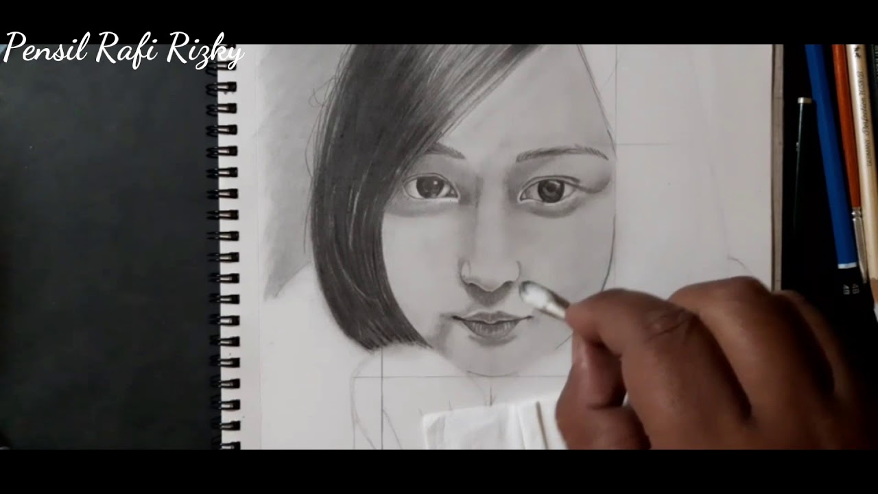 PORTRAIT PENSIL - DRAWING TUTORIAL - YouTube