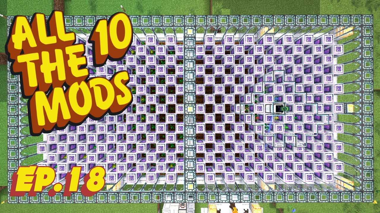 Finishing Mystical Agriculture Farm Setup ATM 10 Ep.18 Minecraft Mod Pack - YouTube