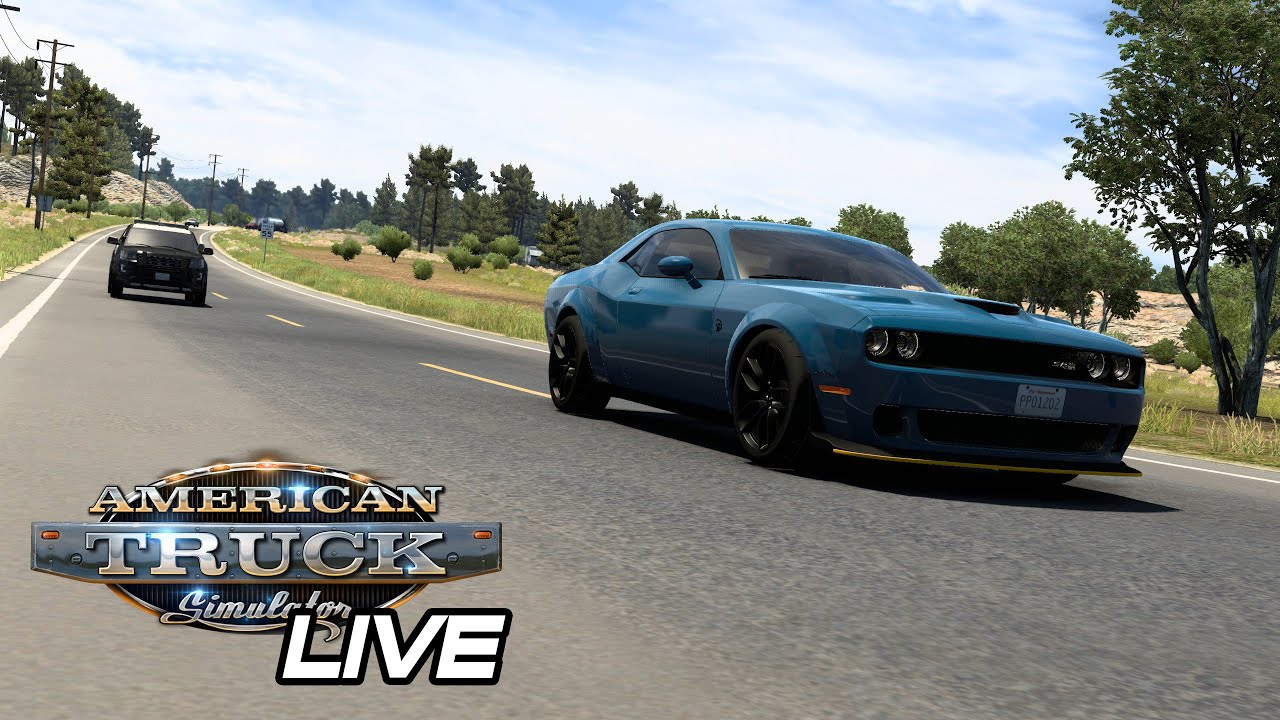 CRASHING A CHALLENGER! | ATS LIVE - YouTube