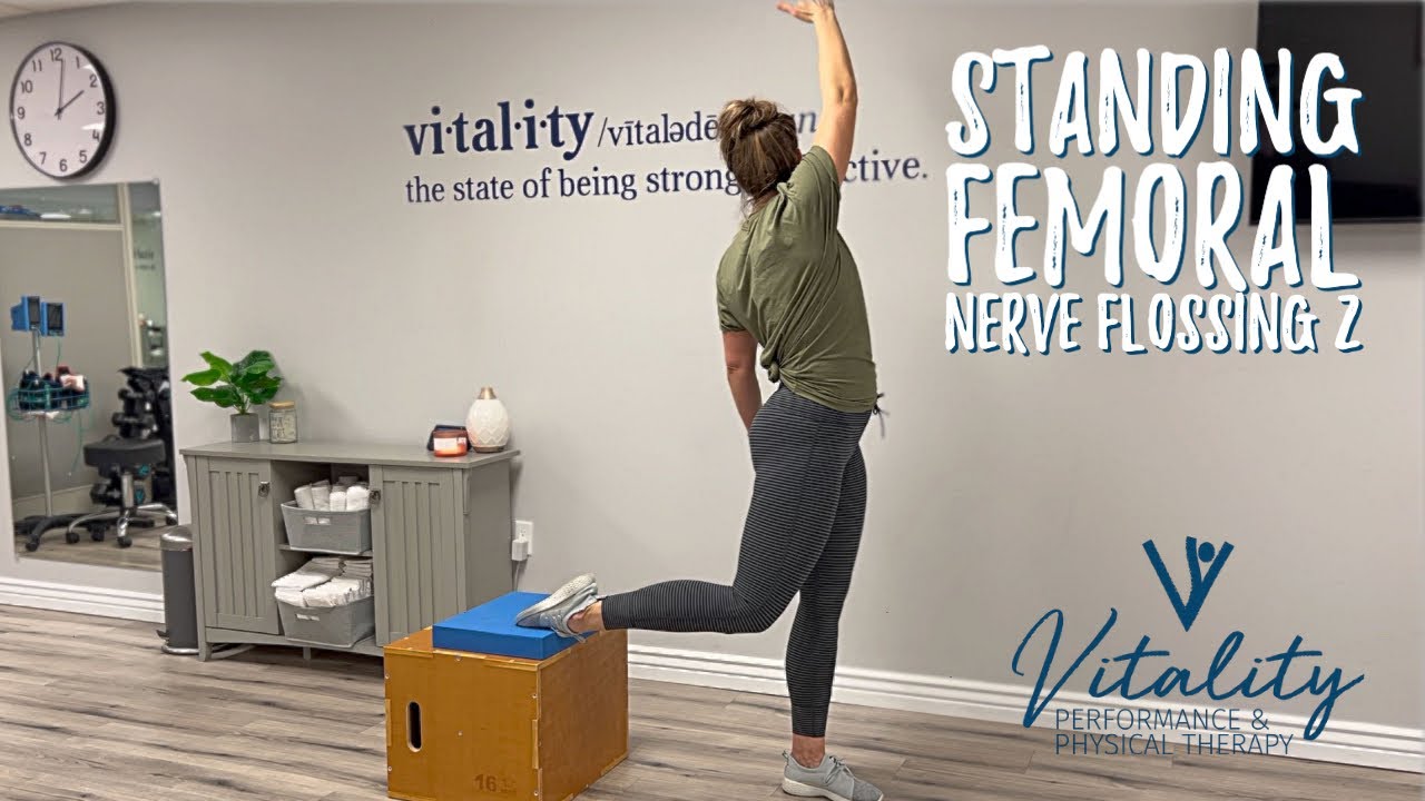 Standing Femoral Nerve Flossing 2 - YouTube