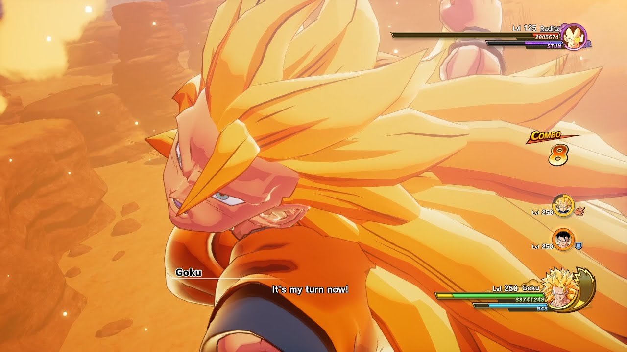 Goku max lvl 250 (Dragon Ball Z Kakarot) - YouTube