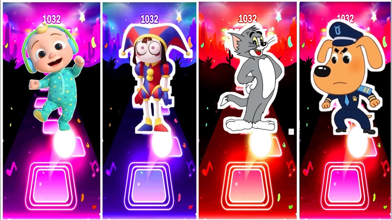 Sherrif Labrador 🆚 Tom & Jerry 🆚 Amazing digital Circus 🆚 CoComeIon -🌟 ...