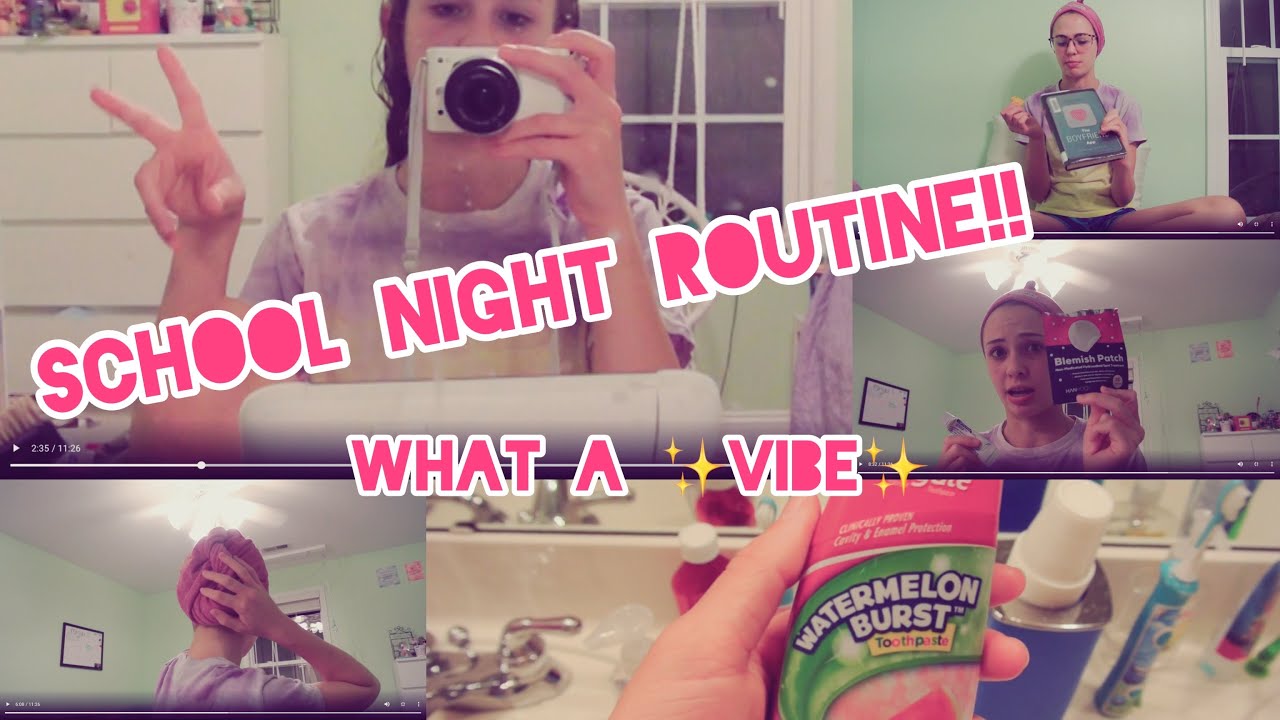 My Night Routine!!! School Night Routine~8th grade | Gabby’s Gallery ...
