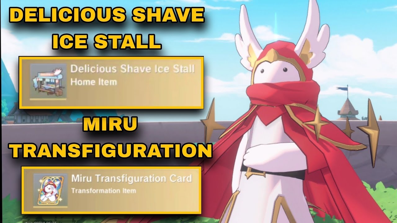 The Legend of Neverland: Delicious Shave Ice Stall and Miru ...